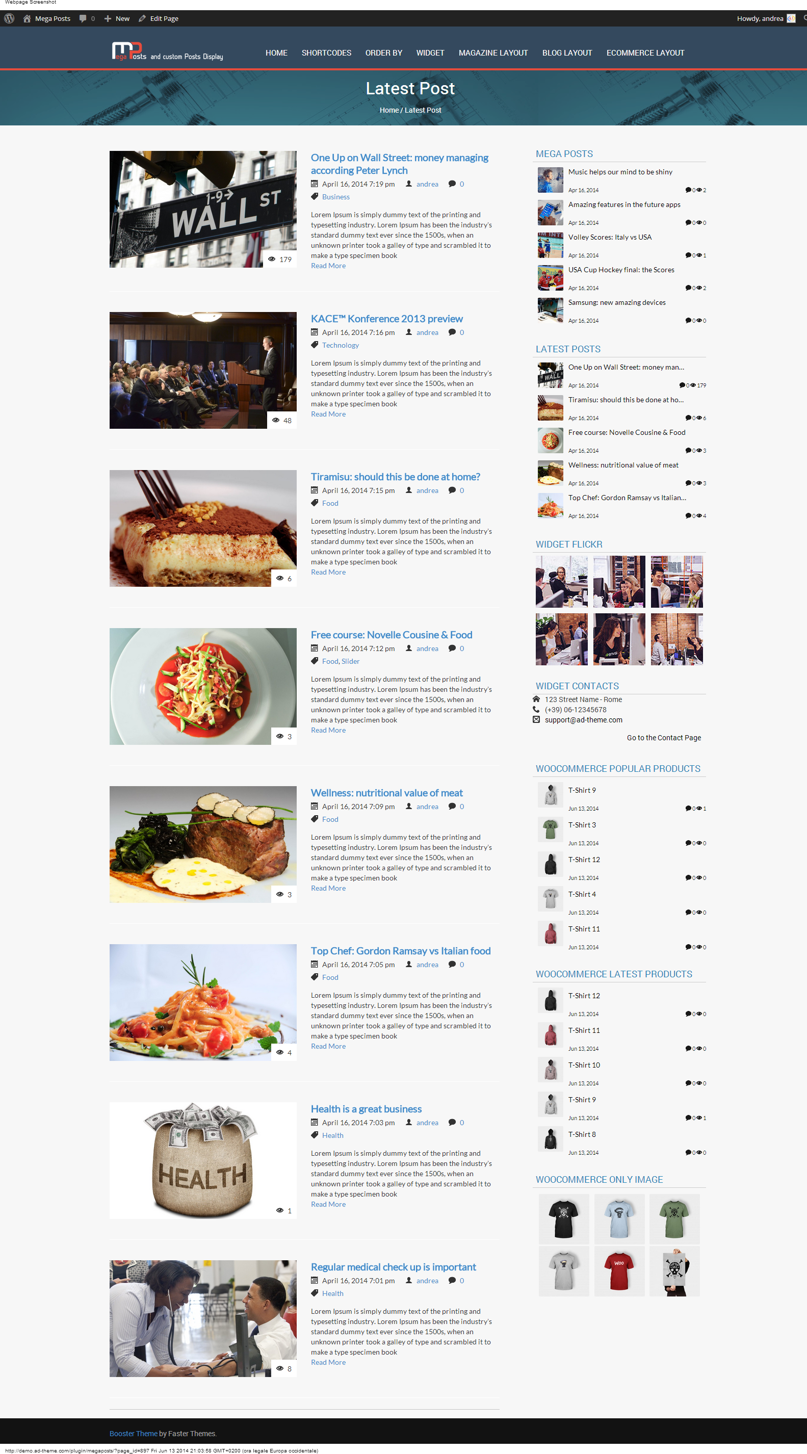 Mega Posts and Custom Posts Display WP Plugin by ad-theme | CodeCanyon